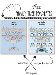 Free Editable Family Tree Maker Templates | Customize Online Free